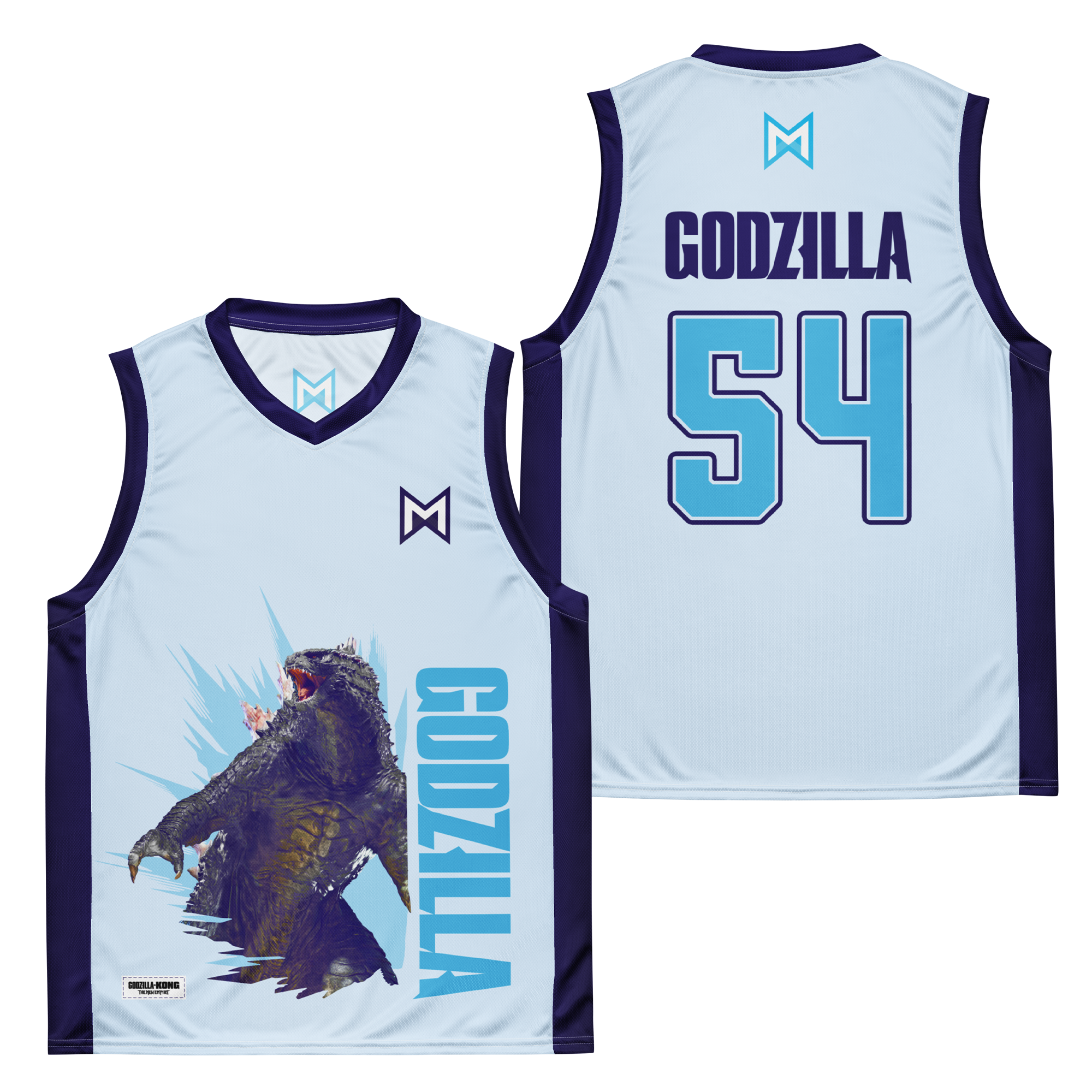 Monsterverse Godzilla x Kong: Team Godzilla 54 Basketball Jersey