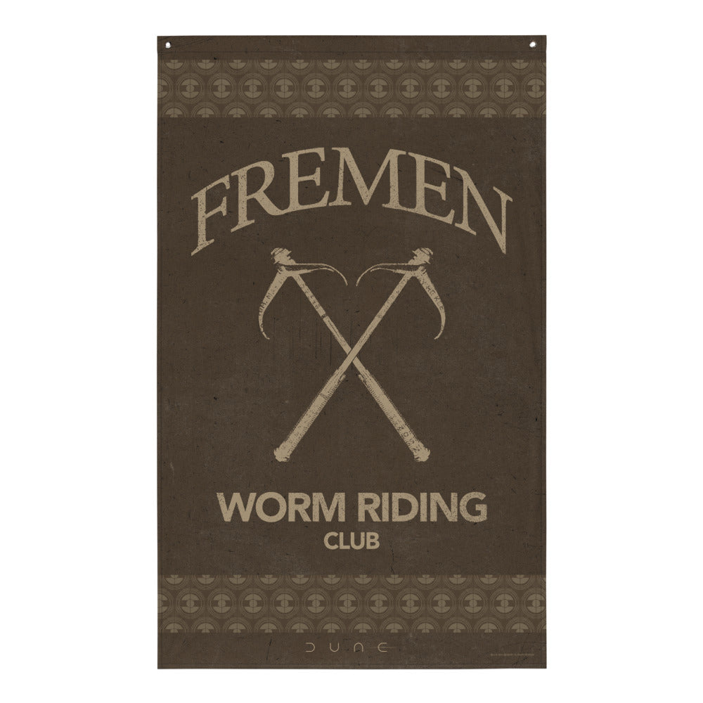 Dune: Part Two Fremen Worm Riding Flag